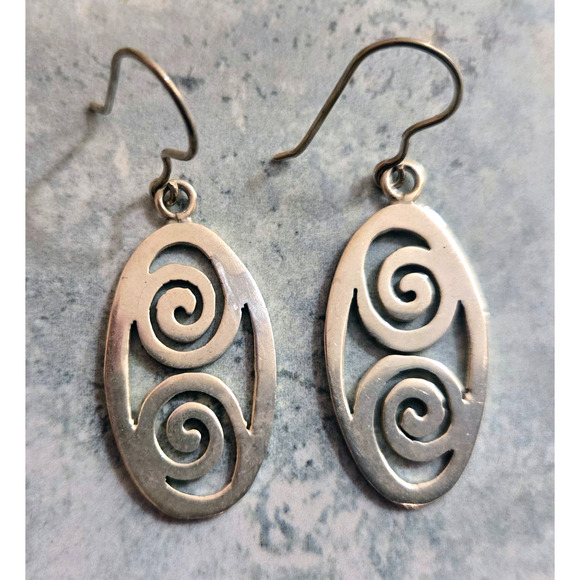 Silpada | Jewelry | Silpada Sterling Silver Oval Earrings | Poshmark